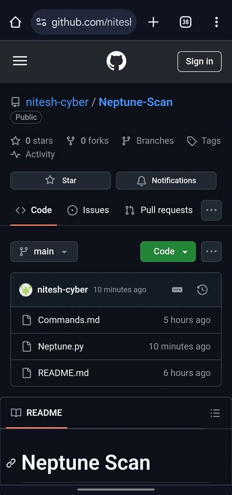 Nitesh Kumar Sah On Linkedin Cybersecurity Ethicalhacking Portscanning Neptunescan
