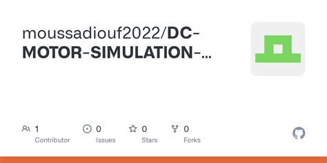 Dc Motor Simulation Using Simulink Matlab Dc Motor Slx At Main · Moussadiouf2022 Dc Motor