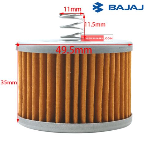Bajaj Oil Filter OE Bajaj Genuine Parts (DD121181) - 2wheelerspares