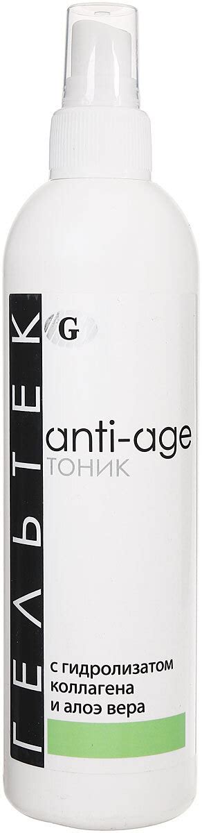 Гельтек Anti age тоник с гидролизатом коллагена и алоэ вера для ...
