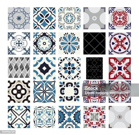 빈티지 타일 포르투갈어 패턴 골동품 원활한 디자인 벡터 일러스트 레이 션 0명에 대한 스톡 벡터 아트 및 기타 이미지 0명 건축 골동품 Istock