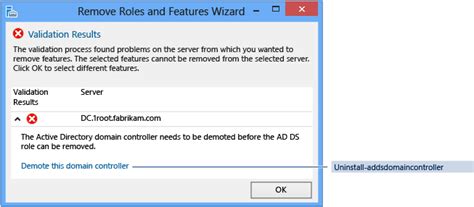 How To Demote Domain Controllers And Domains Using Server Manger Or Powershell Microsoft Learn