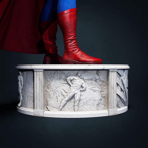 Alex Ross Superman 14 And 13 Scale Custom Statue Unboxing Bros