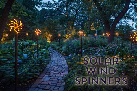 From Breeze To Brilliance Beautiful Solar Wind Spinners