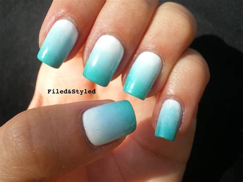 31dc2013 Gradient Nails Filed And Styled Filed And Styled 31dc2013
