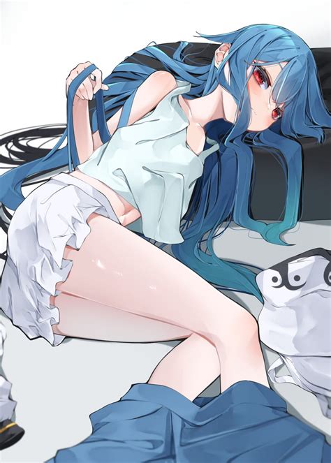 Hinanawi Tenshi Touhou Drawn By Tsunetune Danbooru