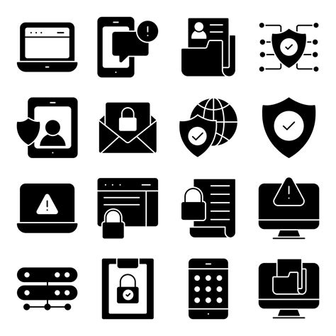 pack of network security 4870122 vector art at vecteezy