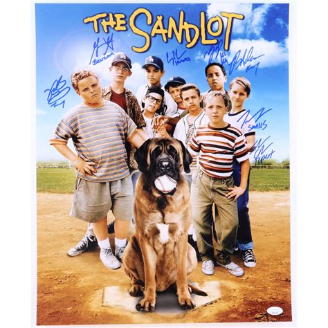 The Sandlot 16x20 Photo Cast Signed By 8 With Patrick Renna Grant Gelt Chauncey Leopardi