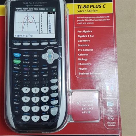 New In Box Ti84 Ti 84 Plus C Silver Edition Texas Instruments Math Calculator Computers And Tech