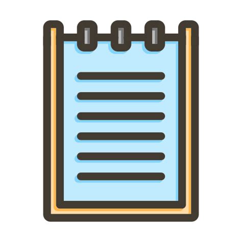 Notepad Generic Color Lineal Color Icon Notepad Generic Color Lineal Color Icon