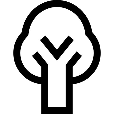 Tree Basic Straight Lineal Icon Tree Basic Straight Lineal Icon