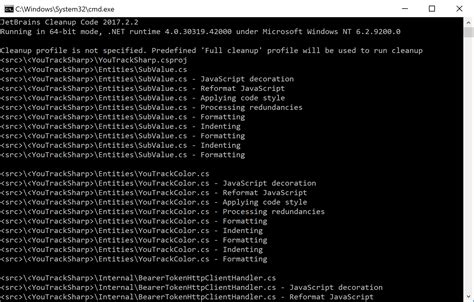 Code Cleanup With The Resharper Command Line Tools The Net Tools Blog