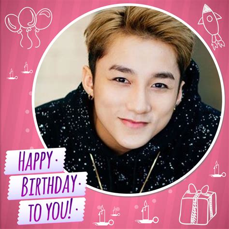 Khung ảnh sinh nhật màu hồng