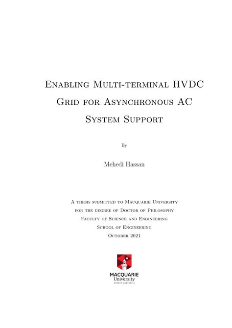 Pdf Enabling Multi Terminal Hvdc Grid For Asynchronous Ac System Support