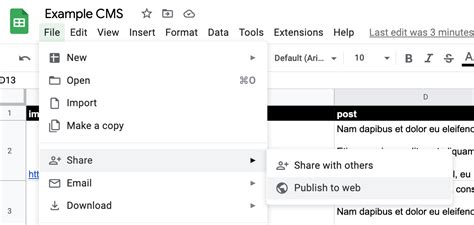 GitHub Quitequinn Google Sheets CMS Skeleton
