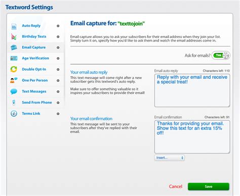 How To Set Up Email Capture For Your Text Marketing List Slicktext