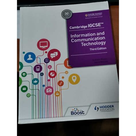 Used Cambridge Igcse Information And Communication Technology Third Edition 9781398318540