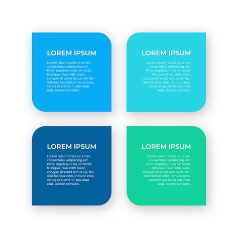 Premium Vector Flat Option Infographic Template Design