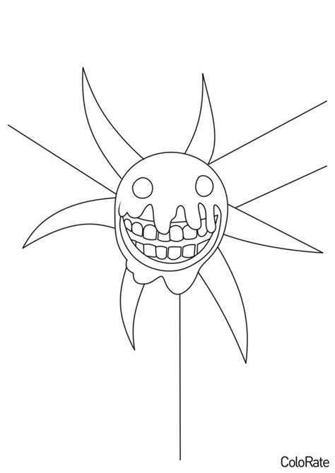 Раскраски Doors Двери из Roblox распечатать на А4 и скачать