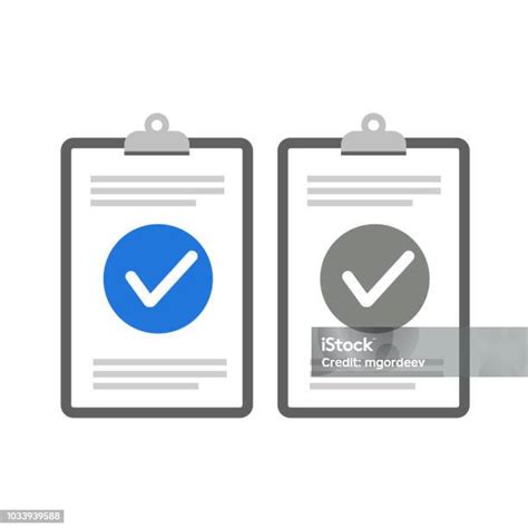 클립보드 점검 플랫 디자인입니다 확인 목록 벡터 일러스트 레이 션 개념에 대한 스톡 벡터 아트 및 기타 이미지 개념 공란 긴급 개념 Istock