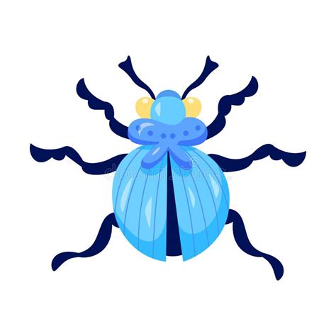 Isolated Colored Ladybug Icon With Details Vector Stock Vector