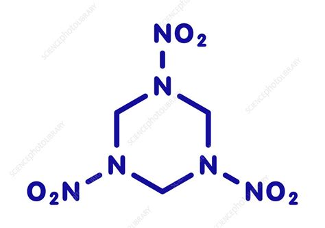 Rdx Explosive Molecule Stock Image C045 7980 Science Photo Library