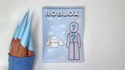 Paper Diy Roblox Cinnamoroll Outfits Blind Bag Asmr Tutorial Youtube