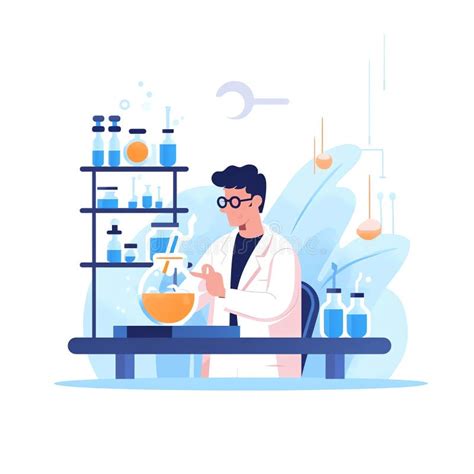 4scientistatwork Stock Illustration Illustration Of Physics 279277580