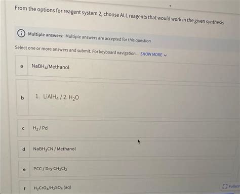 Solved The Amine Shown Below Can Be Synthesized In Two