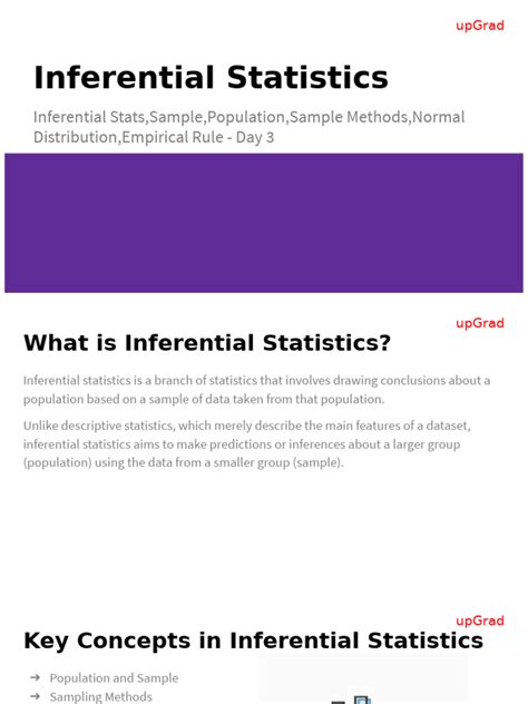 Inferential Statistics Day3 1 Pdf