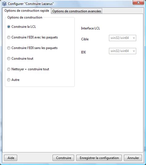 Ide Window Configure Build Lazarusfr Lazarus Wiki
