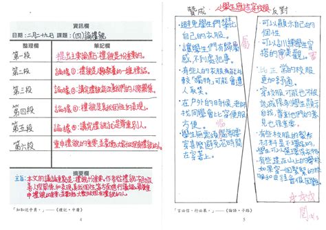 2023 2024年度六年級《我的學習筆記》