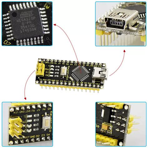Arduino Nano Atmega328p Ch340g Broadmat