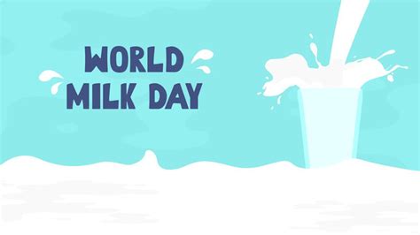 World Milk Day Background In Illustrator Eps  Pdf Png Psd Svg