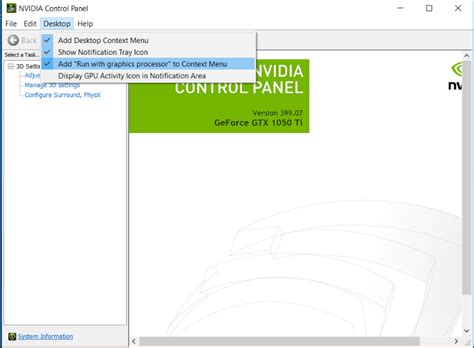 Why Does My Nvidia Control Panel Only Shows 3d Settings Meetingtor