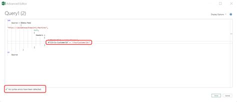 Power Query Invalid Identifier Citrix Customerid · Issue 26 · Citrix