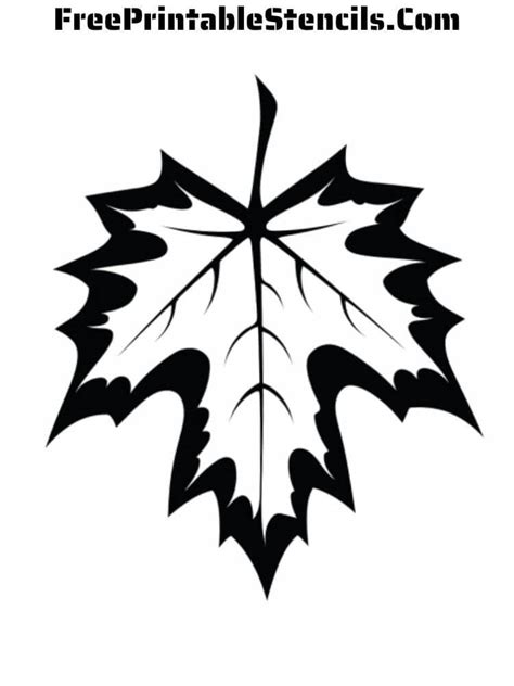 Free Printable Maple Leaf Template Free Printable