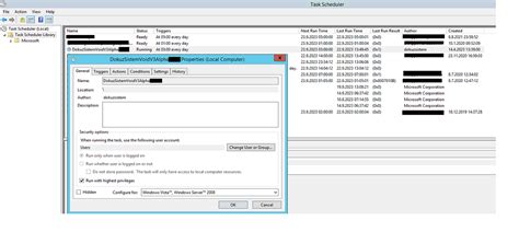 Windows Task Scheduler And Windows Power Shell Ile Kestrel Rest Api