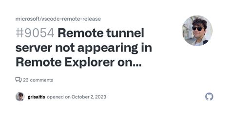remote tunnel server not appearing in remote explorer on desktop or web