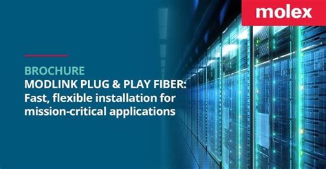 Molex Connected Enterprise Solutions On Linkedin Opticalfiber Datacenters Preterminated