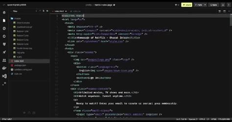 Spoorthy Reddy Maguluri On Linkedin Webdevelopment Internshipjourney Html Css Netflixinspired