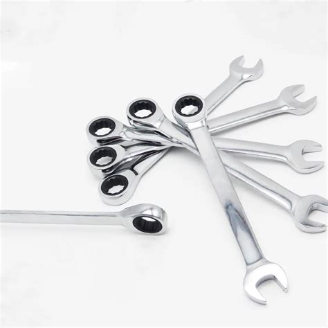 래칫 콤비네이션 렌치 스패너 및 링 기어 핸드 툴 1 개 소켓 토크 나이프 너트 도구 키 세트metric Spannerratchet Metric Spannerset