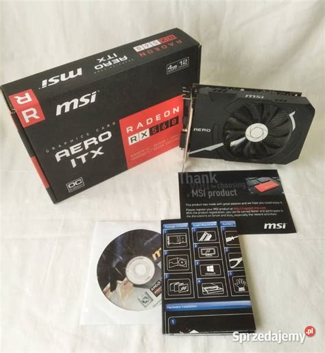 Msi Radeon Rx 560 Aero Itx Oc 4gb Gddr5 Poznań Sprzedajemy Pl