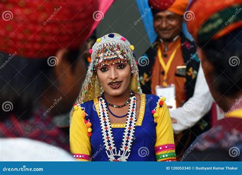 Indian Girl In Traditional Rajasthani Dress Editorial Image Image Of