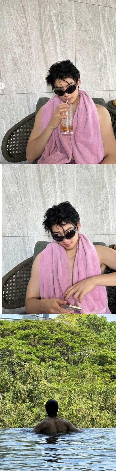 차은우 성난 등 근육으로 팬심 저격…원더풀 월드 극중 모습과 대비