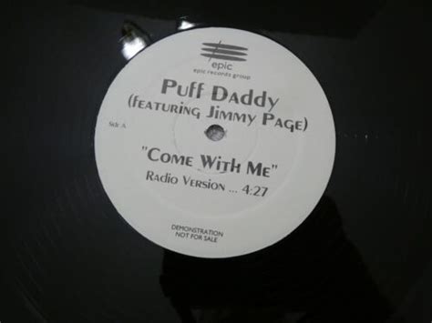Puff Daddy Come With Me Epic Promo 12 Single Featuring Jimmy Page