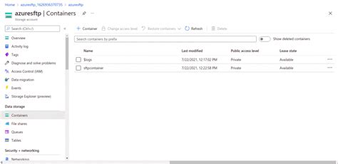 How To Deploy A Secure FTP SFTP Service On Microsoft Azure