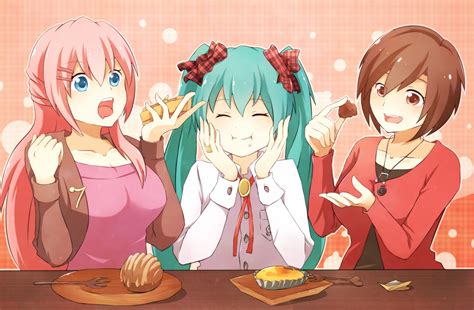 Image Vocaloid Food Hatsune Miku Megurine Luka Meiko Oreo Vocaloid 1800x1180 Heroes Wiki