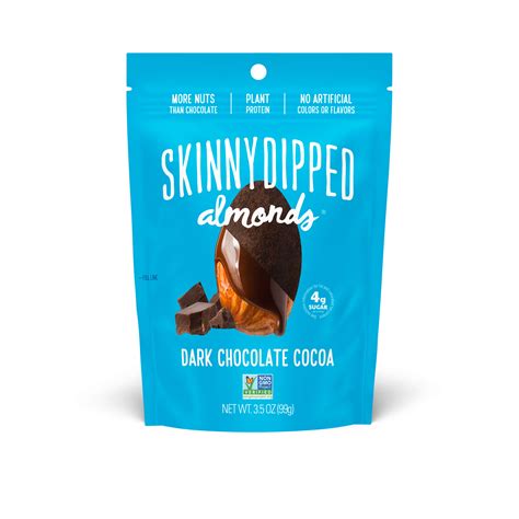 Skinnydipped Dark Chocolate Cocoa Almonds 35 Oz
