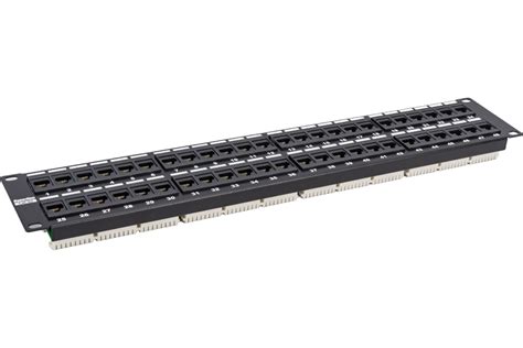 Патч-панель Hyperline PP3-19-48-8P8C-C5E-110D 19, 2U, 48 портов RJ-45 ...